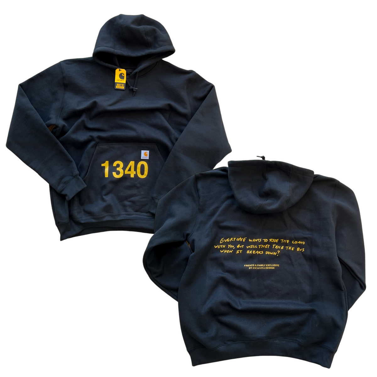 1340 REAL FRIENDS - HOODIE – 1340 COLLECTIVE CO